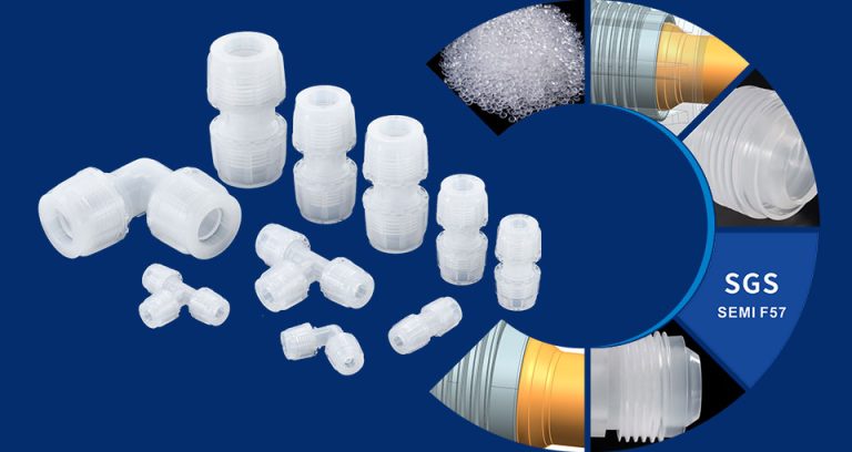 support for PFA tube fittings - de-r